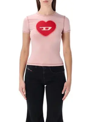 DIESEL® T-uncuties T-shirt - Pink