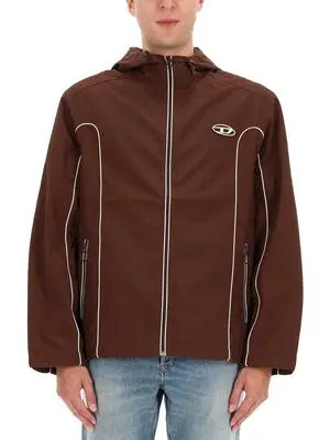 DIESEL Regular-fit Jacket - Brown