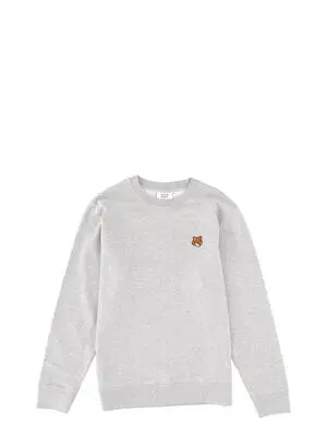 Maison Kitsuné Fox Head Cotton Sweatshirt - Grey