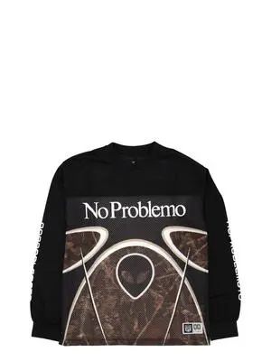 NO PROBLEMO Alien Ls Moto Sweatshirt - Black