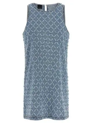 Pinko Amorino Mini Dress - Light Blue