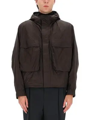 LEMAIRE Short Rain Parka - Brown