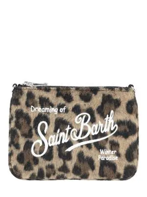 MC2 SAINT BARTH Parisienne Mini Felt Bag - Animalier