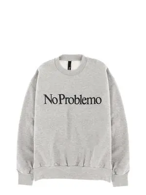 NO PROBLEMO Logo Sweatshirt - Grey