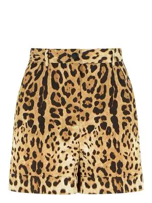 Dolce & Gabbana Cotton Shorts - Brown