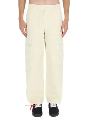 Off White Cargo Pants - Beige