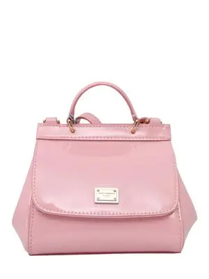 Dolce & Gabbana Patent Leather Shoulder Bag - Pink