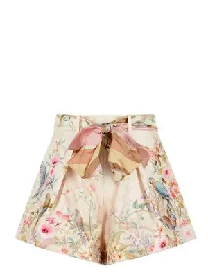ZIMMERMANN Silk And Cotton 'Rebellion' Shorts
