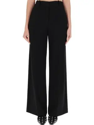 Theory Wide Leg Trousers - Black