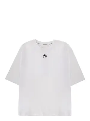 MARINE SERRE T Shirt With Logo - White
