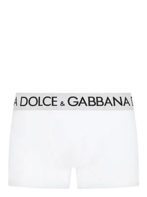 Dolce & Gabbana Regular Fit Boxer Shorts - White
