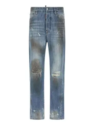 Dsquared2 Loose Twisted Jeans - Blue