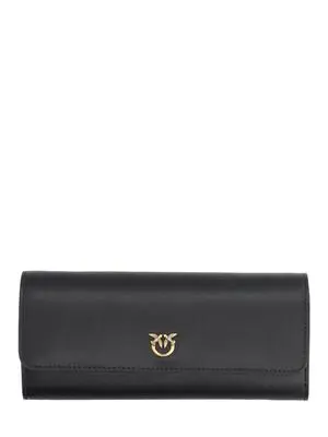 Pinko Wallet With Shoulder Strap - Black
