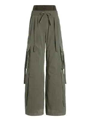 Dolce & Gabbana Waxed Faille Trousers - Green