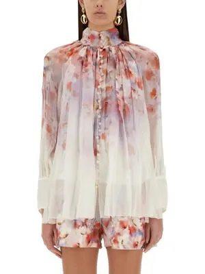 Zimmermann Smock Blouse Crush - Multicolour