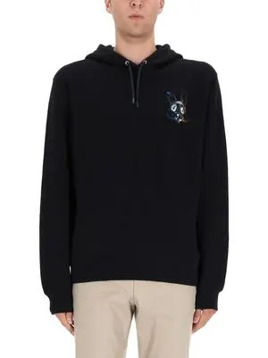 Paul Smith Sweatshirt With Graphic - Black
