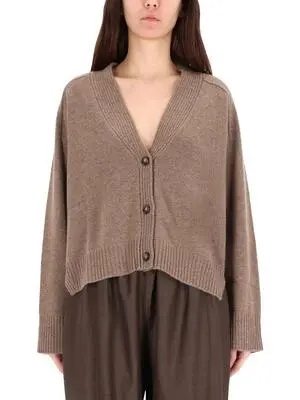 Loulou De Saison Kaia Lds Cashmere Cardigan - Dove