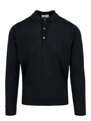 John Smedley T Shirts And Polos - Black