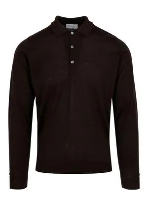 John Smedley T Shirts And Polos - Brown