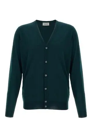 John Smedley Petworth Cardigan - Green