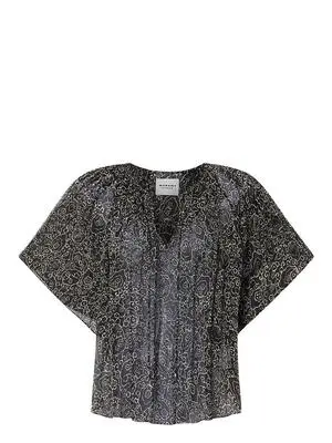 MARANT ETOILE Neslya Top - Black