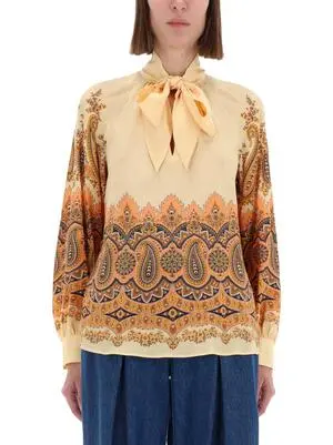 Etro Printed Silk Blouse - Multicolour