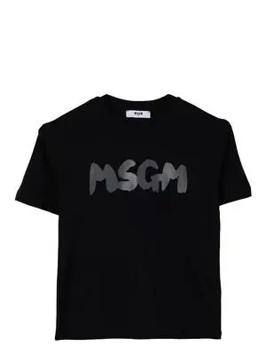 MSGM T-shirt With Logo - Black