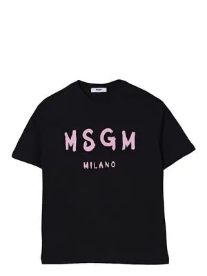 MSGM T-shirt With Logo - Black