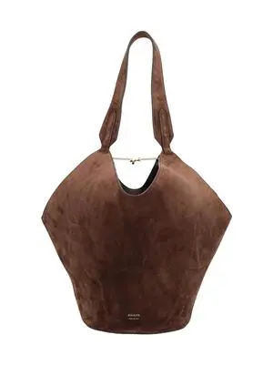 Khaite Lotus Tote Bag - Brown