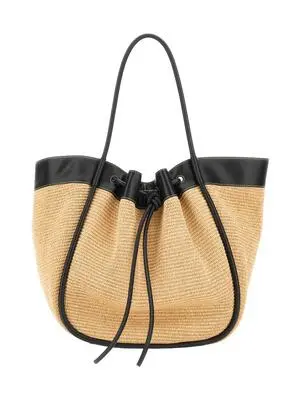 Proenza Schouler Xl Ruffle Tote Bag - Beige