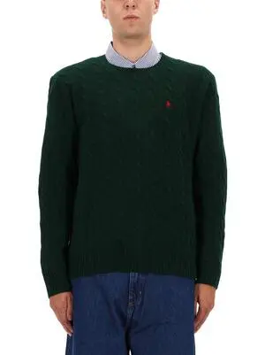 Polo Ralph Lauren Cable Knit Sweater - Green