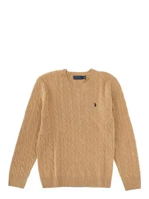 Polo Ralph Lauren Wool Cashmere Crewneck Sweater - Beige