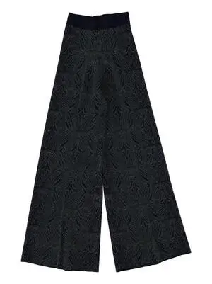 CIRCUS HOTEL Patterned Wide Leg Pants