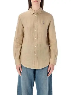 Polo Ralph Lauren Linen Shirt - Beige