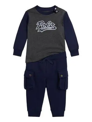 Polo Ralph Lauren T-shirt And Pants Set - Grey