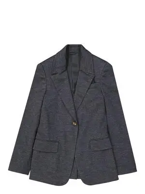 Brunello Cucinelli Wool Blazer - Gray