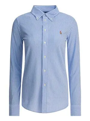 Polo Ralph Lauren Oxford Striped Shirt - Light Blue