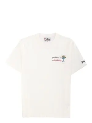 MC2 SAINT BARTH T Shirt With Print - White