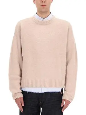 AMISH Knitted Pullover - Powder