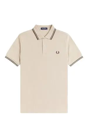Fred Perry Polo With Logo - Ivory