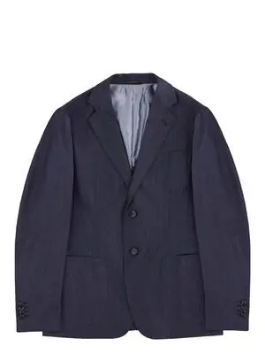 Giorgio Armani Wool Blend Jacket - Blue