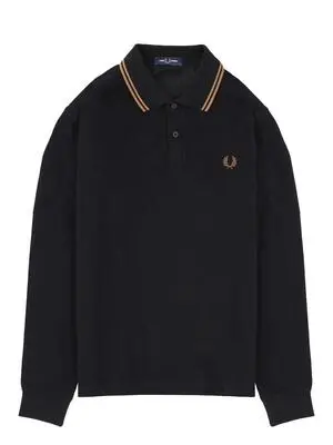 Fred Perry Polo With Logo - Black