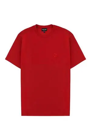 Giorgio Armani T Shirt With Logo - Red