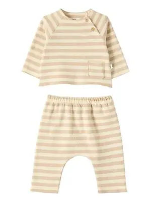 TEDDY & MINOU Pants Set With Sweatshirt - Beige