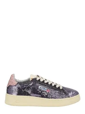 AUTRY Dallas Low Sparkling Sneakers - Purple