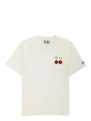 MC2 SAINT BARTH T Shirt With Print - Powder