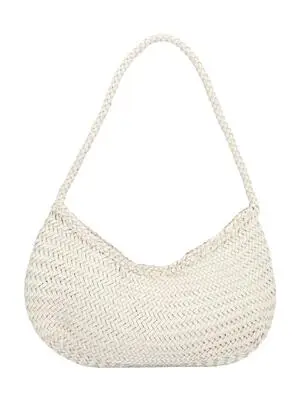 Dragon Diffusion Nova Luna Woven Shoulder Bag - Nude