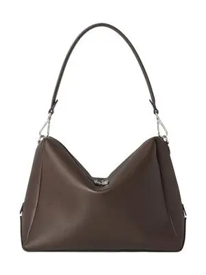 Fendi Shoulder Bag In Leather - Brown