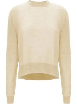 JIL SANDER Wool And Cashmere Blend Sweater - Yellow