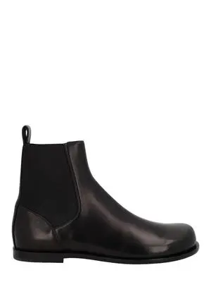 Fendi Chelsea Squared Ff' Boots - Black